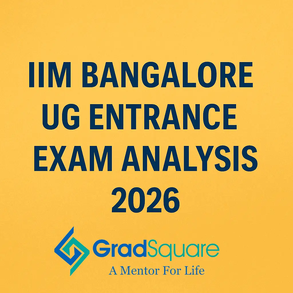 IIM Bangalore UG Admission Test Analysis 2026 - GradSquare